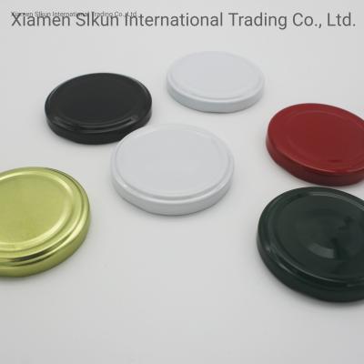 China Tin Can From China Food Grade Metal Food Grade Paint Empty Tinplate Can 63# Twist-off Cap for Glass Jar Packing for sale
