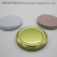 China Tin Can From China Food Grade Metal Food Grade Paint Empty Tinplate Can 63# Twist-off Cap for Glass Jar Packing for sale