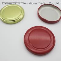 China Tin Can From China Food Grade Metal Food Grade Paint Empty Tinplate Can 63# Twist-off Cap for Glass Jar Packing for sale