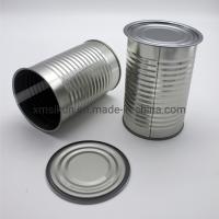 China High Quality 7113# Empty Food Grade Tin Can Metal Tin Can with Easy Open Lid for Food Packaging for sale