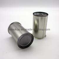 China Hot Selling Food Grade 588# Metal Round Can with Easy Open Lid for sale