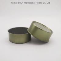 China China Manufacture Customized Gold Watering Can Cat Food Meat Canned Packaging Can for sale