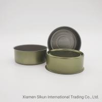 China China Factory Customized Gold Watering Can Cat Food Meat Canned Packaging Can for sale