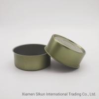 China China Factory Customized Gold Watering Can Cat Food Meat Canned Packaging Can for sale