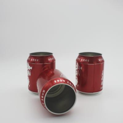 China High Quality Empty 250ml Stuby Aluminum Can for Beer Juice Soda Packing Wholesale Can Good for sale