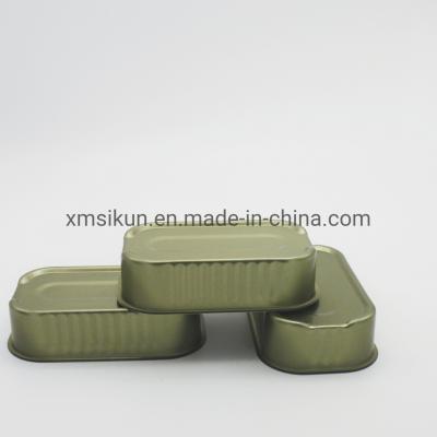 China 311# High-Quality Tinned Can with Lid Food Grade for Sardine Fish Packing for sale
