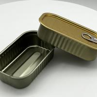 China Food Grade 311# Wholesale Sardines Small Square Tin Cheap Can for Fish Packing Canned Best Quality for sale