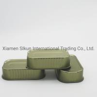 China 311# Wholesale Sardines Small Square Tin Cheap Can Canned Fish Best Quality Tuna Can Food Grade for Sardine Fish Packing for sale