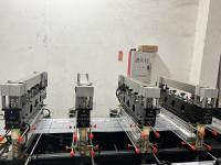 China 250 Segments / Min Three Side Seal Pouch Making Machine With Slide Zipper for sale