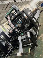 China Three Side Plastic Pouch / Bag Making Machine With Double Unwinder for sale