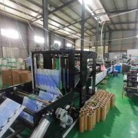 China 75-500mm Double Line Three Side Sealing Pouch Making Machine With Zipper for sale