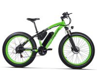 China 26 Inch Electric Full Suspension Fat Bike 48V 750W Motor 21 Speed Gears LCD Display for sale