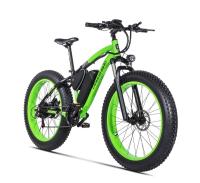China 26 Inch Electric Full Suspension Fat Bike 48V 750W Motor 21 Speed Gears LCD Display for sale