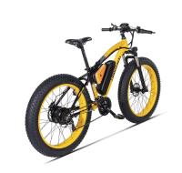 China 26 Inch Electric Full Suspension Fat Bike 48V 750W Motor 21 Speed Gears LCD Display for sale