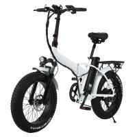 China 48V 500W 20 Inch Foldable Fat Tire Electric Bike with 48V 15Ah Lithium Battery for sale