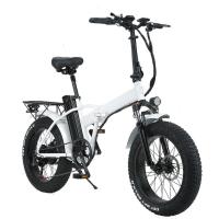 China 48V 500W 20 Inch Foldable Fat Tire Electric Bike with 48V 15Ah Lithium Battery for sale