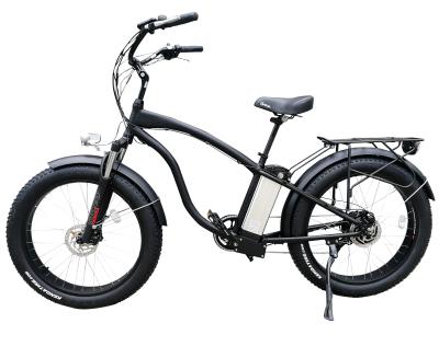 China 48V 10Ah Fat Tyre Electric Bike 26x4.0 Beach Cruiser 500W 750W Optional CE RoHS for sale