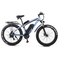 China 48V 1000W Electric Fat Tire Bike with 48V 17Ah Battery and LCD Display for sale