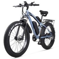 China 48V 1000W Electric Fat Tire Bike with 48V 17Ah Battery and LCD Display for sale