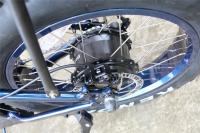 China 20 Inch Fat Tyre Folding Electric Bike 250W Bafang Hub Motor MOZO Suspension Fork 36V 10.4Ah for sale