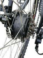 China 26 Inch Electric Bike with Bafang 350W Hub Motor Integrated Battery 36V 10.4Ah THP-YT04 for sale