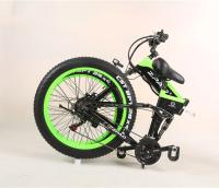 China 26x4.0 CST Fat Tire Folding Electric Bike 48V 12Ah 500W Motor LCD Display for sale