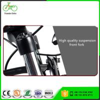 China 21 Speed Foldable E Bicycle 48V 15AH Lithium Battery With Carbon Steel Frame for sale