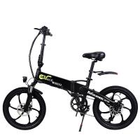 China Lightweight Electric Folding Bike 350W 20 Inch Magnesium Alloy Wheel with LCD Display for sale