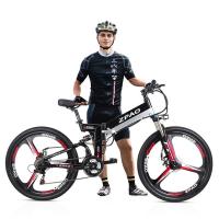 China 26 Inch Electric Folding Bicycle 48V 10.4AH Aluminium Alloy Frame 250W 350W for sale