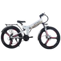 China 26 Inch Electric Folding Bicycle 48V 10.4AH Aluminium Alloy Frame 250W 350W for sale