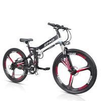 China 26 Inch Electric Folding Bicycle 48V 10.4AH Aluminium Alloy Frame 250W 350W for sale
