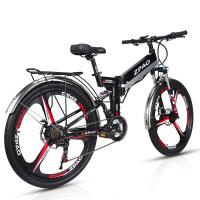 China 26 Inch Electric Folding Bicycle 48V 10.4AH Aluminium Alloy Frame 250W 350W for sale