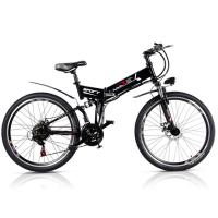 China 48V 10Ah 8 Magnet Pedal Assist Foldable Electric Bicycle 24 Inch 26 Inch MTB Style for sale