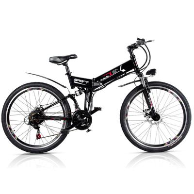China 48V 10Ah 8 Magnet Pedal Assist Foldable Electric Bicycle 24 Inch 26 Inch MTB Style for sale