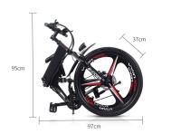 China 48V 10Ah Folding Electric Mountain Bike 26 Inch 21 Speed Shimano Derailleur for sale