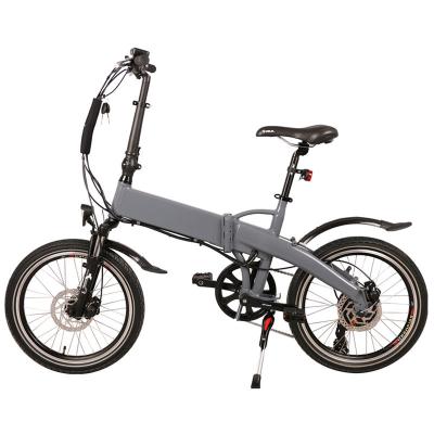 China 20 Inch Folding Electric Bike 250W 36V Hidden Battery Disc Brake 25-32km/h for sale