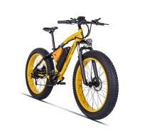 China Green 26x4.0 Electric Fat Bike 48V 15Ah Lithium Battery 500W Bafang Motor for sale