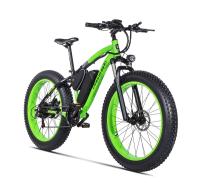China Green 26x4.0 Electric Fat Bike 48V 15Ah Lithium Battery 500W Bafang Motor for sale