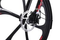 China 26 Inch 48V 350W Rear Hub Motor Electric Mountain Bike 24 Speed Double Disc Brake for sale