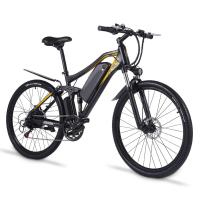 China Full Suspension Rear Hub Motor Electric Bicycle 48V 17Ah 500W 27.5 Inch Wheel for sale