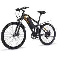 China Full Suspension Rear Hub Motor Electric Bicycle 48V 17Ah 500W 27.5 Inch Wheel for sale