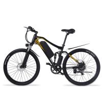 China Full Suspension Rear Hub Motor Electric Bicycle 48V 17Ah 500W 27.5 Inch Wheel for sale
