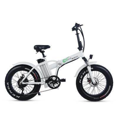 China 500W Motor Fat Electric Bike Foldable 48V 15AH Lithium Battery 20 Inch Wheel for sale