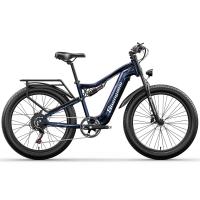 China 48V 1000W Electric Mountain Bike 26x3.0 Fat Tire with 17.5Ah Lithium Battery Disc Brake for sale
