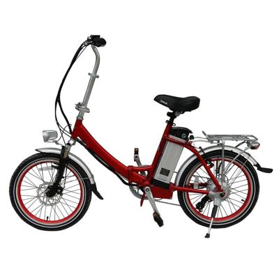 China Brushless Motor Electric Folding Bike 20 inch 250W 500W Foldable E-Bicycle with 36V10Ah Battery for sale