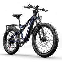 China 48V 1000W Electric Mountain Bike 26x3.0 Fat Tire with 17.5Ah Lithium Battery Disc Brake for sale