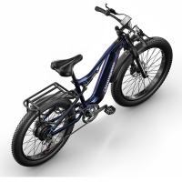 China 48V 1000W Electric Mountain Bike 26x3.0 Fat Tire with 17.5Ah Lithium Battery Disc Brake for sale
