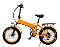 China 20 Inch Foldable Fat Tyre Electric Bike 48V 500W Motor 10Ah Lithium Battery 7 Speed for sale