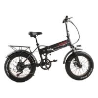 China 20 Inch Foldable Fat Tyre Electric Bike 48V 500W Motor 10Ah Lithium Battery 7 Speed for sale