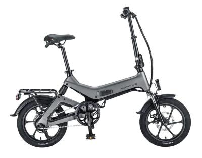 China 16 Inch Mini Electric Folding Bike 250W 36V 8.7Ah Lithium Battery City Commuter for sale